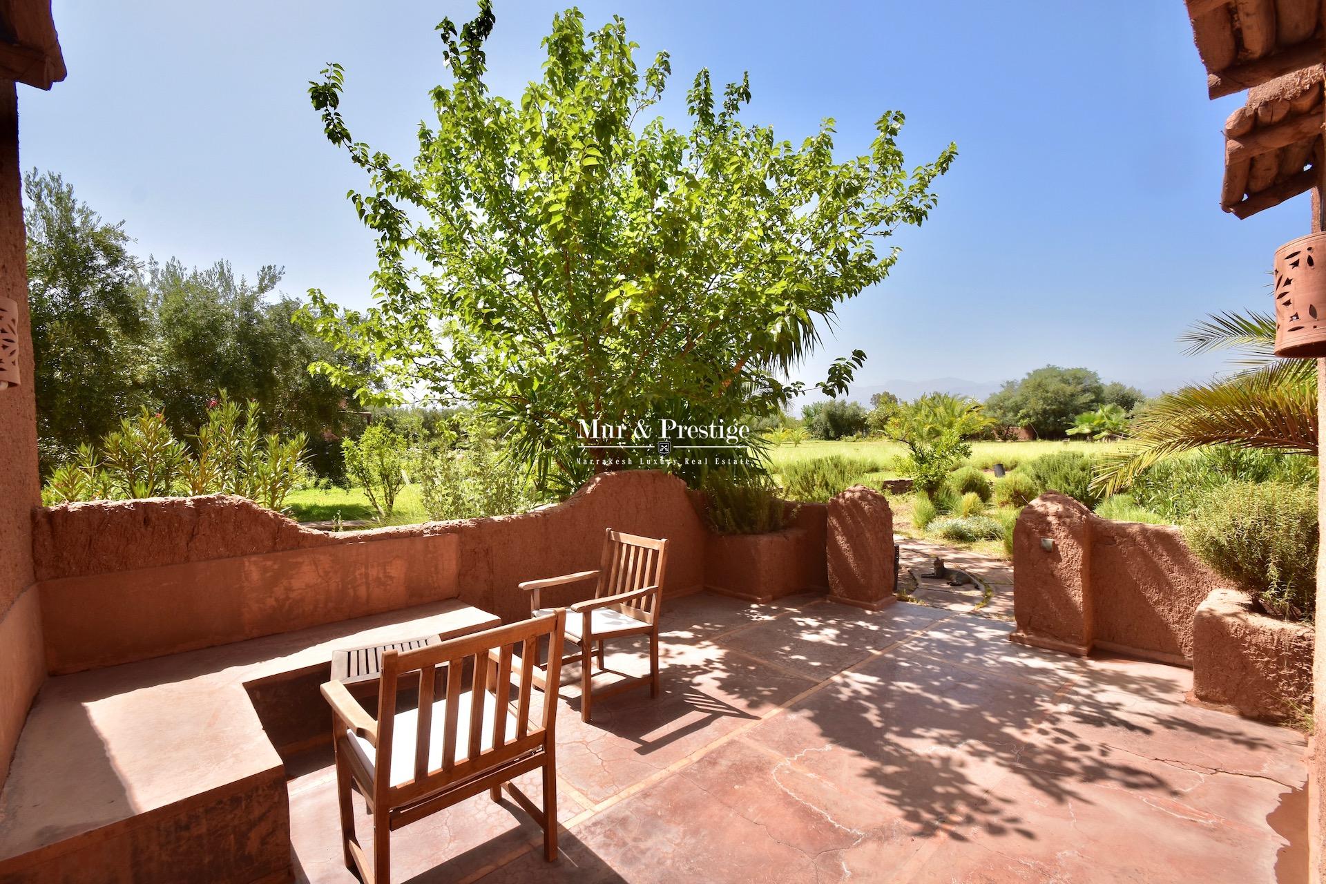 Ecolodge à vendre à Marrakech route de l’Ourika