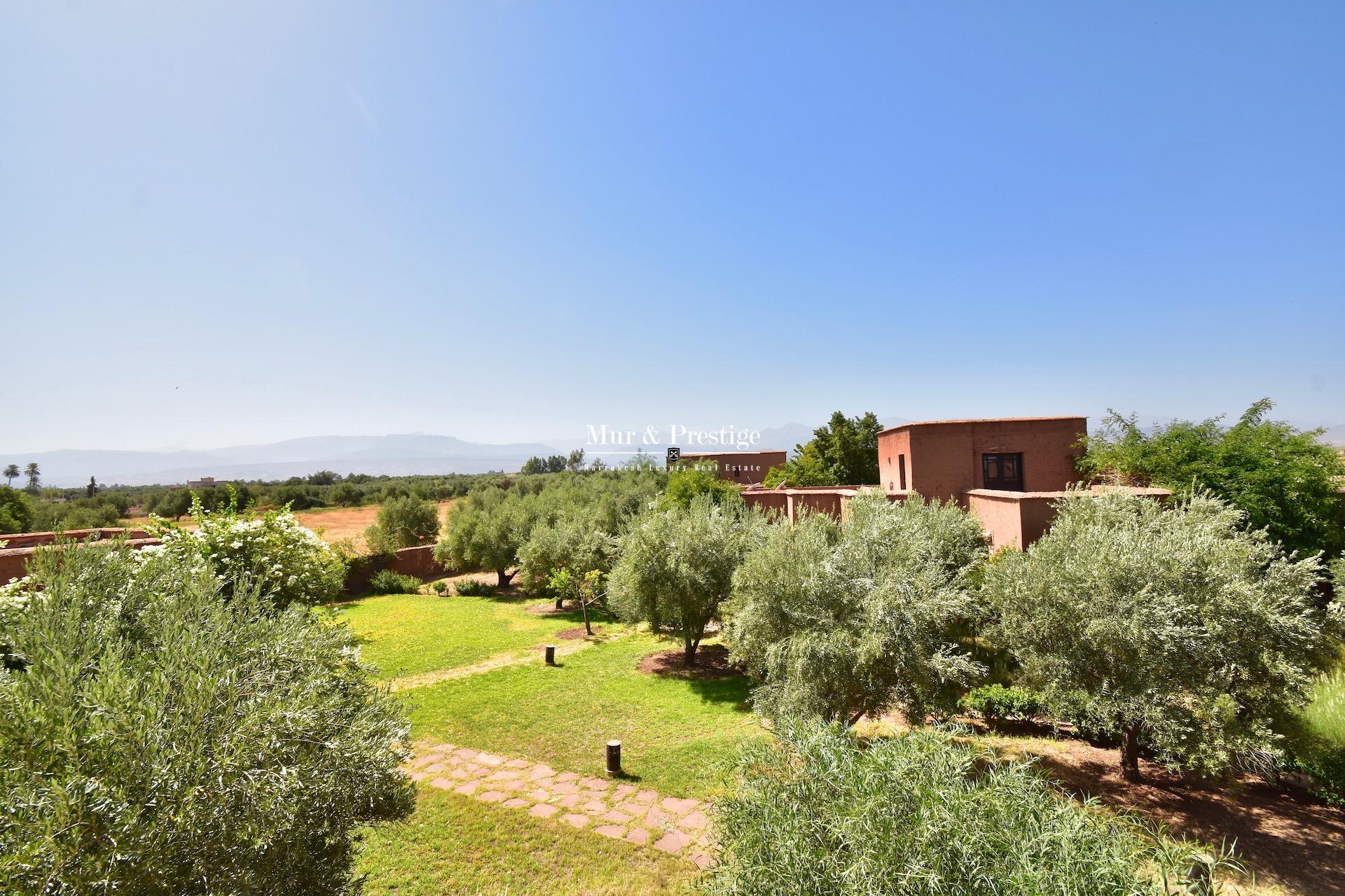 Ecolodge à vendre à Marrakech route de l’Ourika